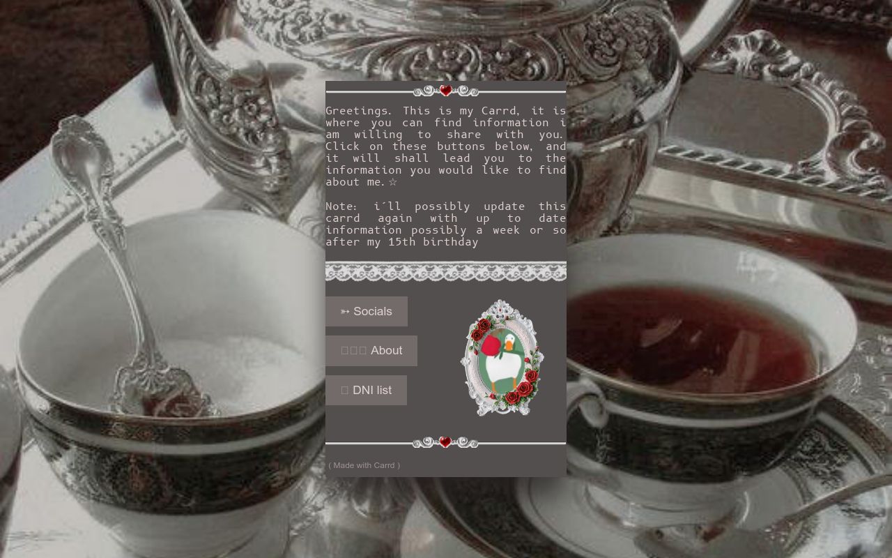 ̣̥̇‧ Oliver’s carrd